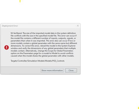 Deployment Error Ni Community