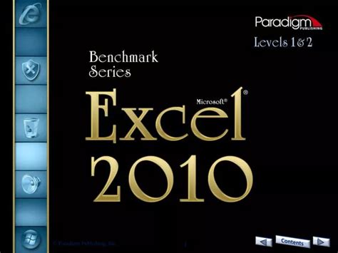 Ppt Excel 2010 Level 2 Unit 2 Managing And Integrating Data And The Excel Environment