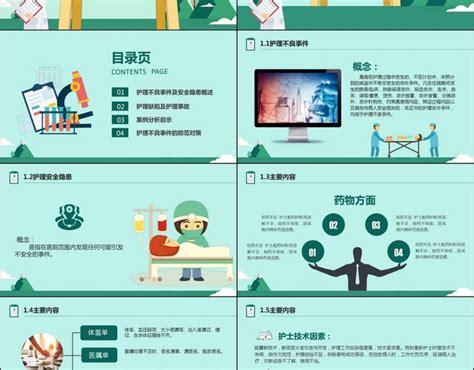 护理不良事件与隐患缺陷ppt课件模板 包站长