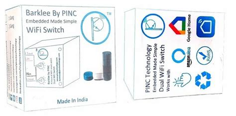 10 White Wifi Dual Smart Switch Iot Diy Smart Home Pinc Technology At Rs 799 Piece In Ahmedabad