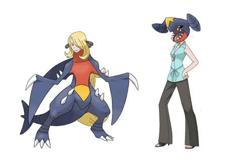 Head Swap Cynthia And Garchomp By Demitronhelgo On Deviantart