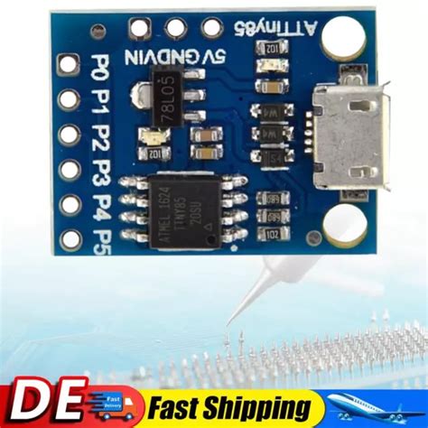 Attiny85 Digispark Scheda Di Sviluppo Kickstarter Per Arduino Usb Mini Blu Fantastica Eur 5 36