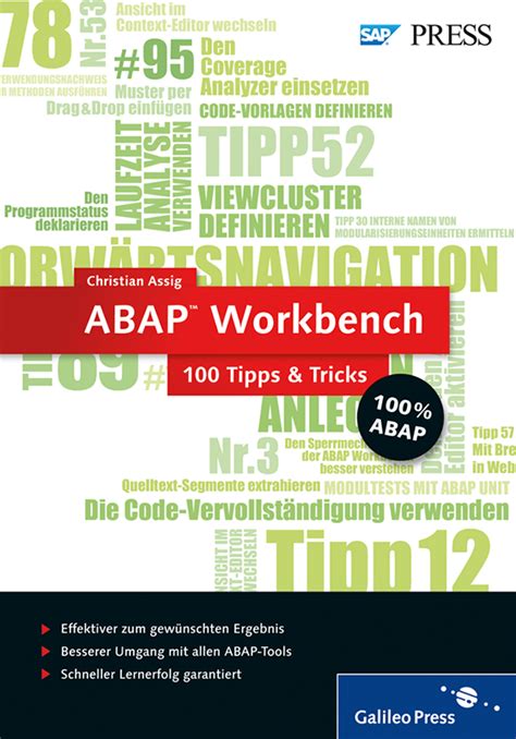 ABAP Workbench 100 Tipps Tricks Von Christian Assig