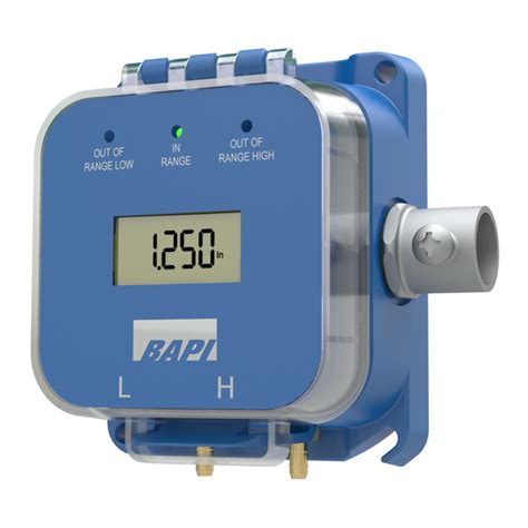 Bapi Low Range Zpm Installation And Operations Pdf Download Manualslib