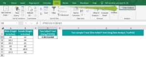 F TEST In Excel Definition Formula Examples How To Do