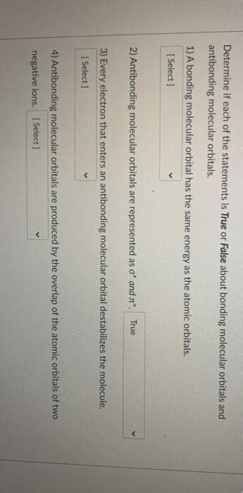 Solved Determine If Each Of The Statements Is True Or False