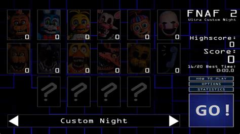 Fnaf 2 Custom Night Stream Fnaf Ultimate Custom Night Ost Main