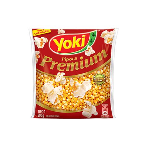 Milho De Pipoca Yoki Premium 6x400g Distribuidora Campos