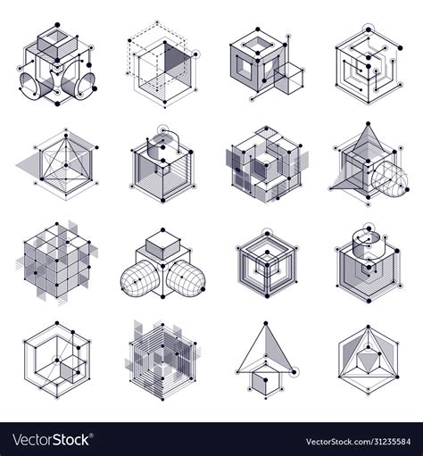 Industrial And Engineering Black And White Vector Image