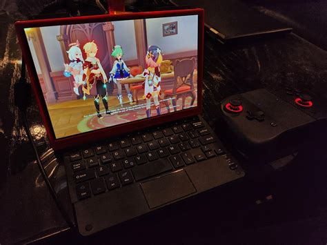 Gaming On A Nuc Handheld Cyberdeck Asrock 4x4 Box 4800u 32gb Ram 1tb Nvme 9 Inch 2k Ips Touch