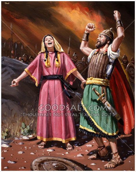Deborah And Barak Sing Praise To God For Victory Bible Pictures