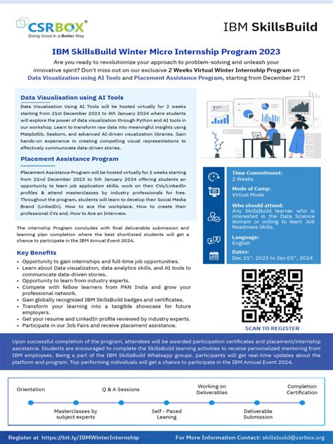 Ibm Skillsbuild Winter Micro Internship Program 2024 Download Free