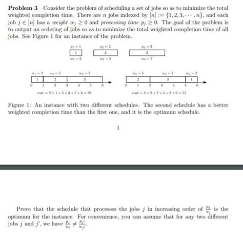 solved problem 3 consider the problem of scheduling a set of