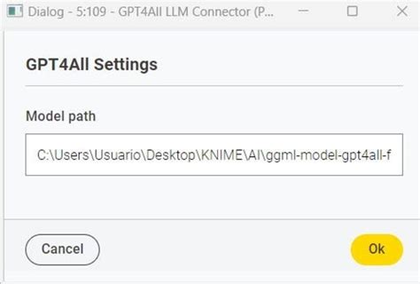 Create A Vector Store With Gpt4all Knime