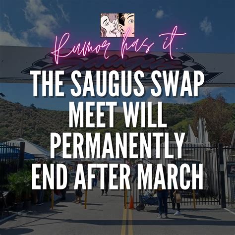 Whats Up Scv Word On The Street Is The Saugus Swap Meet Facebook
