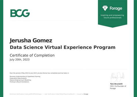 Jerusha Gomez On Linkedin Datascience Virtualexperience Learningcontinues