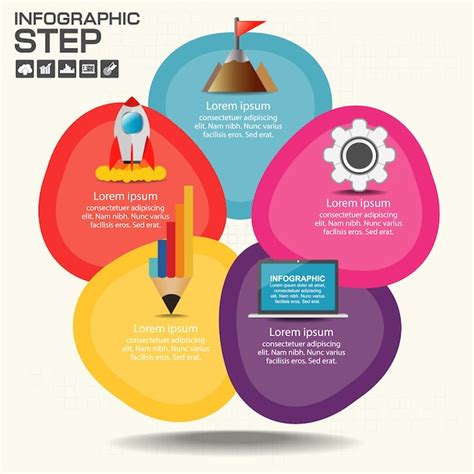 Premium Vector Infographic Chart With Explanatory Text Field