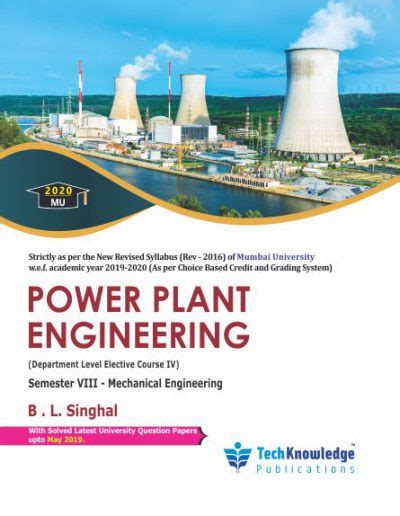 Techknowlege Power Plant Engineering By B L Singhal Mu Bookwalas