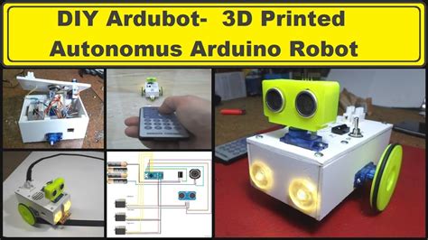 Ardubot 3d Printed Arduino Nano Robot Youtube