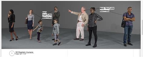 Realistic 3d Human Figures For Renderings Troubleshooting