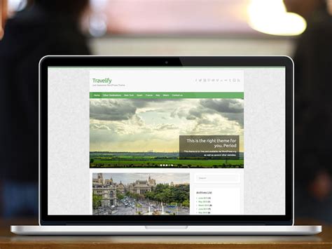 Travelify Awesome And Responsive Free Travel Wordpress Theme Colorlib