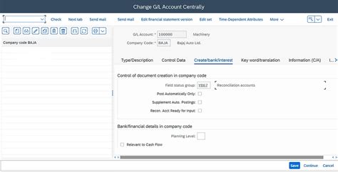 General Ledger Gl Master Data In Sap Fico