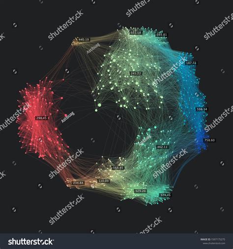 Big Data Creative Data Visualization Advanced Stock Vector Royalty Free Shutterstock