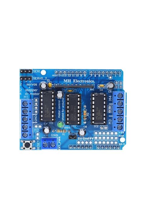 genel markalar arduino l293d motor sürücü shield alt kart dc 36v 0 6a
