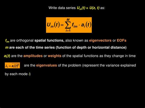 ppt principal component analysis or empirical orthogonal functions