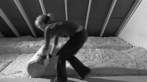 Knauf Insulation How To Install Space Loft Roll Insulation Youtube