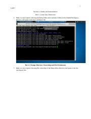Lab Report Docx LAB Section Hands On Demonstration Part Create New Directories