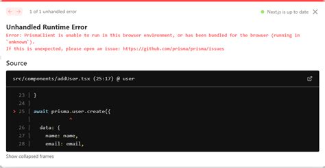 【nextjs】prisma Clientはclient Componentではつかえない 【nextjs】prisma Clientはclient Componentではつかえない