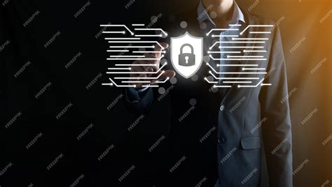 Premium Photo Cyber Security Network Padlock Icon And Internet