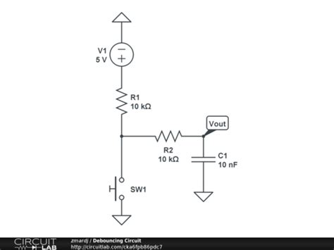 Debouncing Circuit Circuitlab
