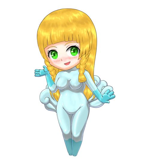 Rule 34 1girls 4 Fingers Alolan Vulpix Cosplay Blue Bodysuit Bodysuit Female Female Focus