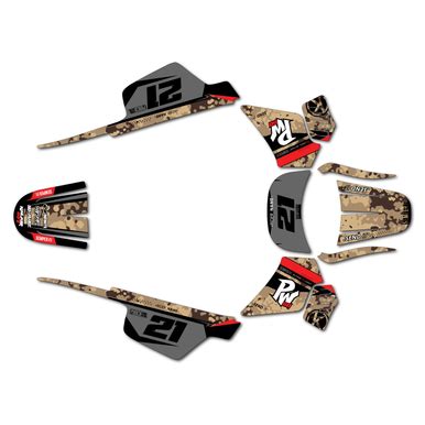 Yamaha Pw50 Graphics Kit All Years Semperfi Kalairgfx