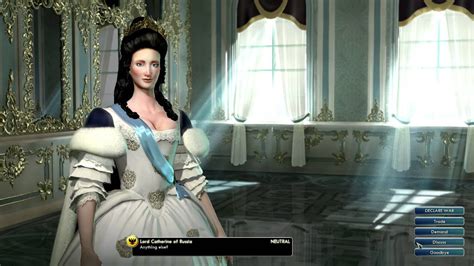 Civilization V Leader Catherine Of Russia Youtube