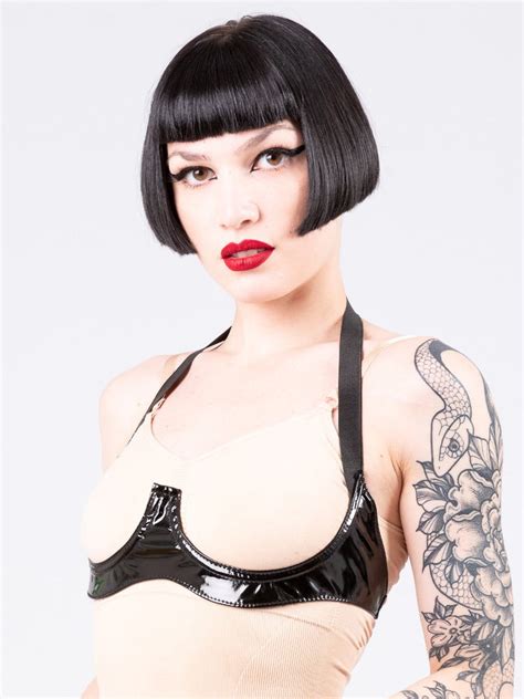 Pvc Halter Bra Harness Honour Clothing