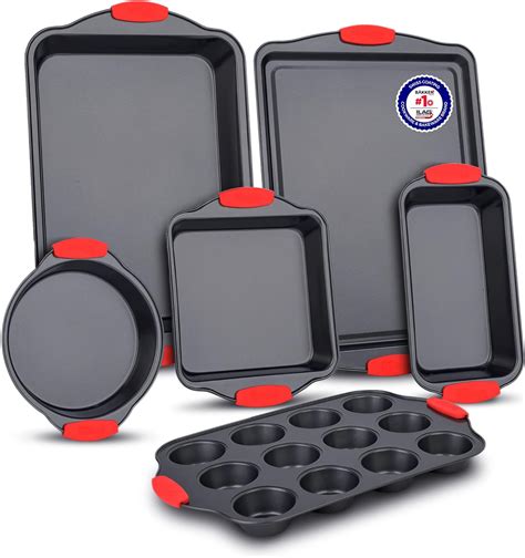 Bakkenmaster Baking Set 6 Piece Kitchen Oven Bakeware Set