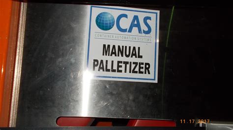 Container Automation Systems Manual Palletizer International
