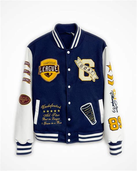 Premium Varsity Jacket With Patches Sf Citywear