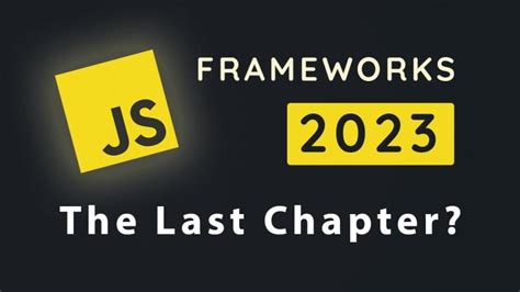 Maximilian Schwarzmüller On Linkedin The Past Current State And Future Of Javascript Frameworks