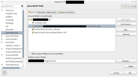 Vaadin Eclipse Exclude Include Stack Overflow