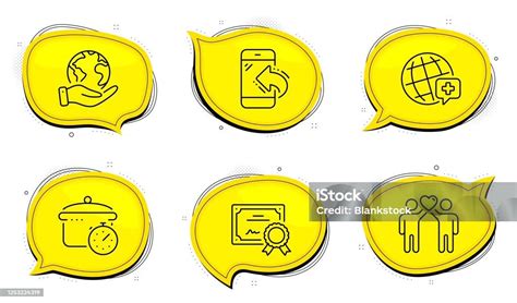 끓는 냄비 세계 의학 및 친구 커플 아이콘 세트 수신 전화 기호입니다 벡터 공동체에 대한 스톡 벡터 아트 및 기타 이미지 공동체 기포 끓음 Istock