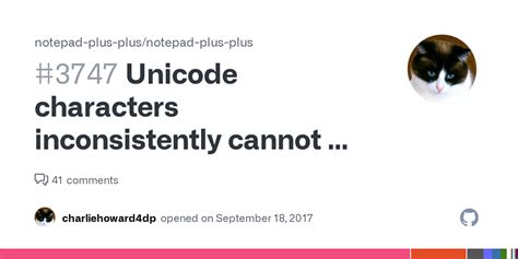 Unicode Characters Inconsistently Cannot Be Displayed In Notepad · Issue 3747 · Notepad Plus