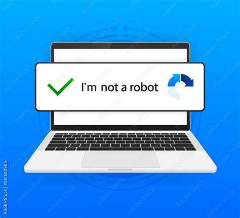 Recaptcha Im Not A Robot Confirmed Recaptcha Im Not A Robot Button Internet Safety Concept