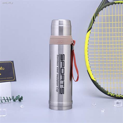 กระบอกน้ำสแตนเลสเก็บอุณหภูมิ ความจุใหญ่ 750ml กระติกน้ำสแตนเลส พกพาสะดวก กระติกน้ำพร้อมสายคล้อง