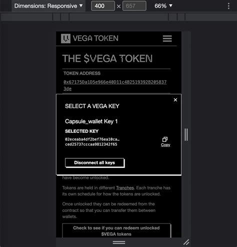 Vega Wallet Key Unnecessarily Truncated · Issue 853 · Vegaprotocolfrontend Monorepo · Github