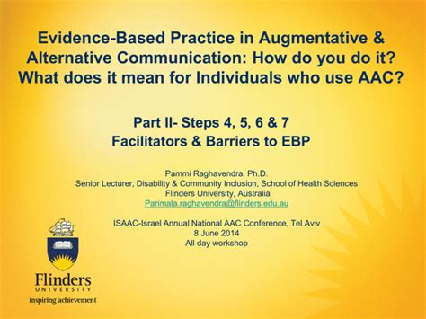 Evidence Based Guideline