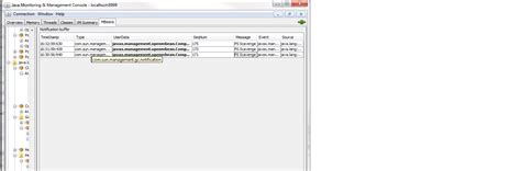Java Export Jconsole Notification Output To Excel Stack Overflow